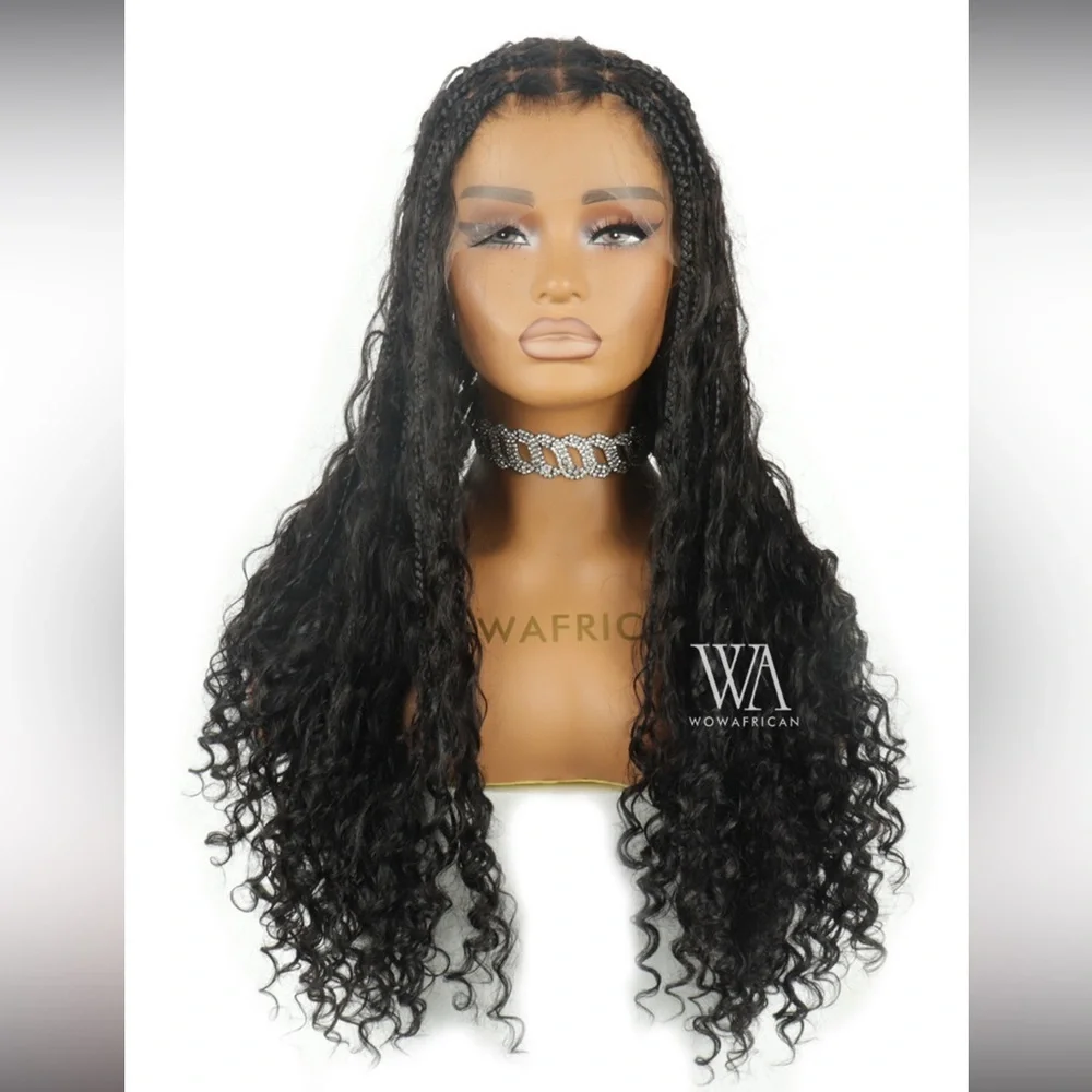 WowAfrican | Hair | Wowafrican Boho Braids 26in Hd Full Lace Wig Human ...